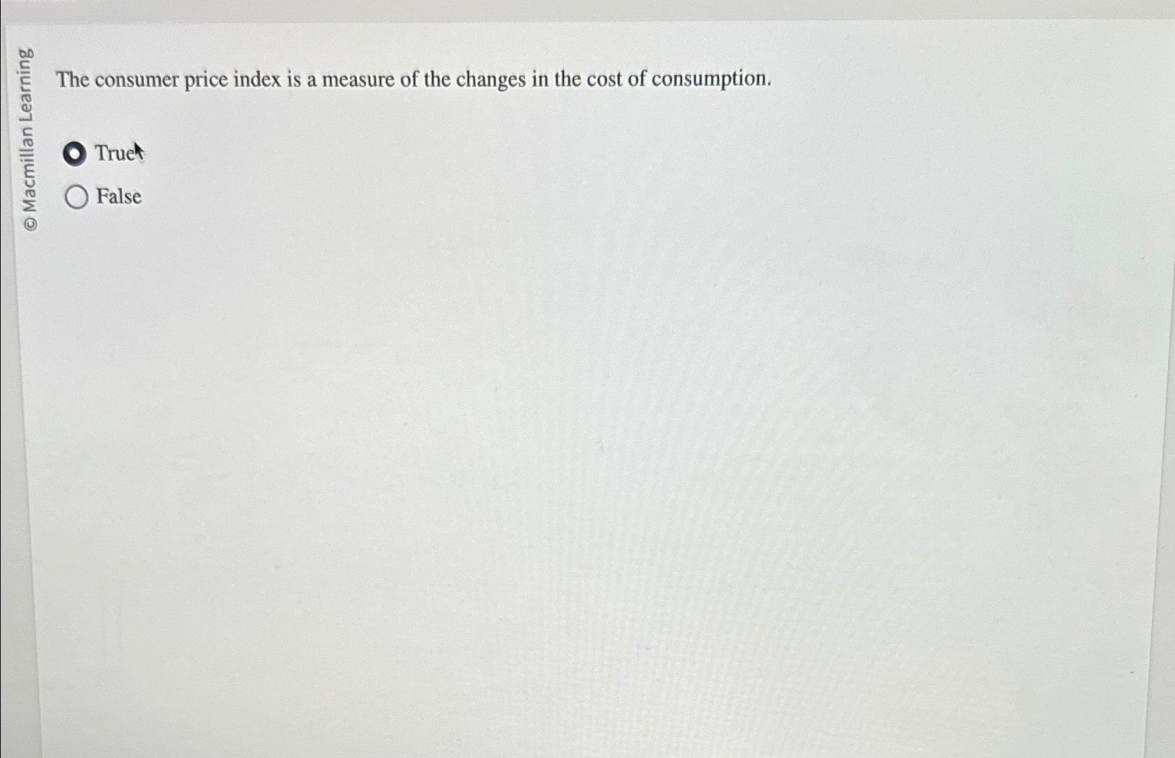 Solved The consumer price index is a measure of the changes | Chegg.com