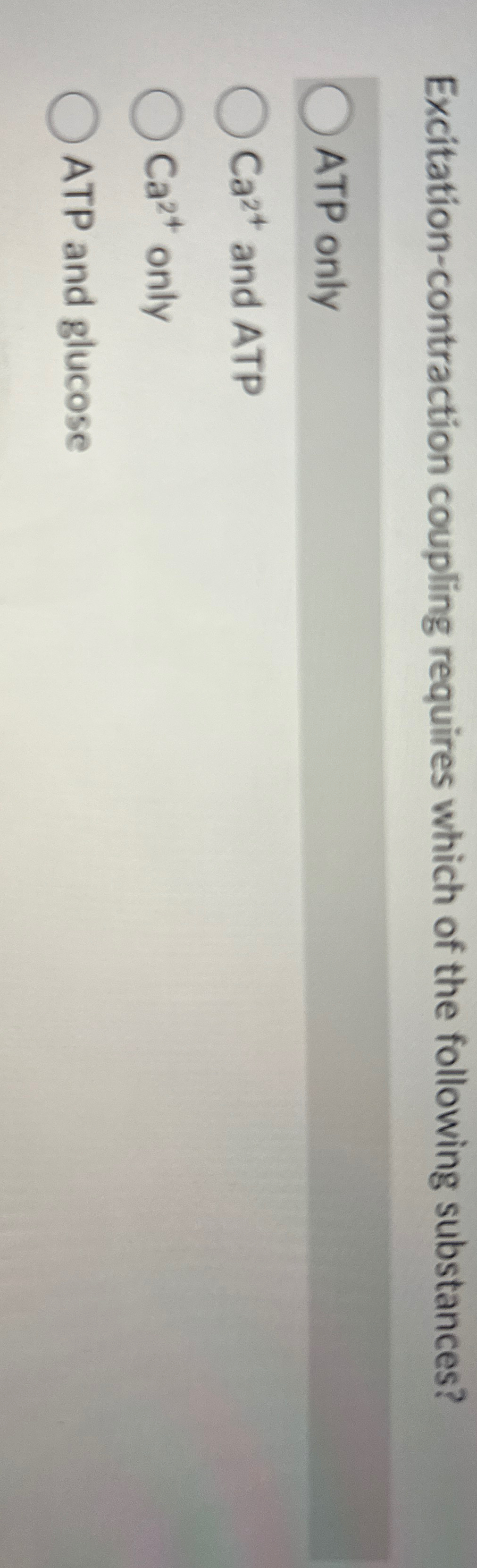Solved Excitation conttExcitation-contraction coupling | Chegg.com