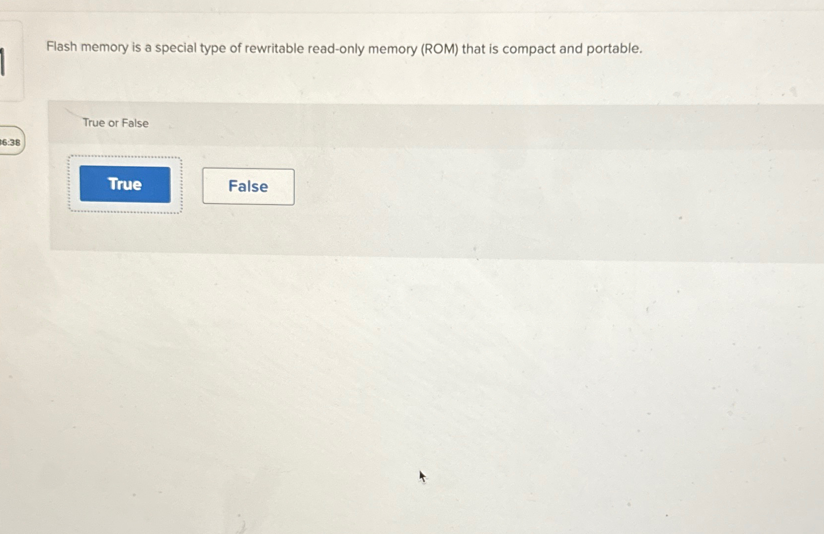 Solved Flash memory is a special type of rewritable | Chegg.com
