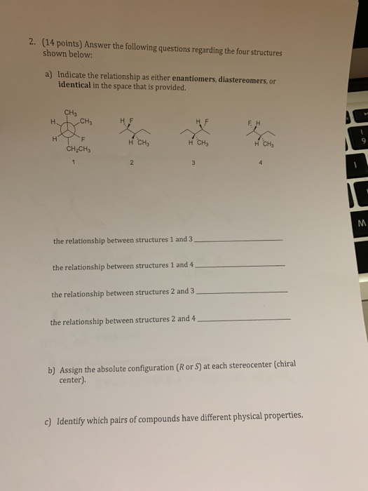 Solved 2. (14 points) Answer the following questions | Chegg.com Solved 2. (14 points) Answer the following questions | Chegg.com