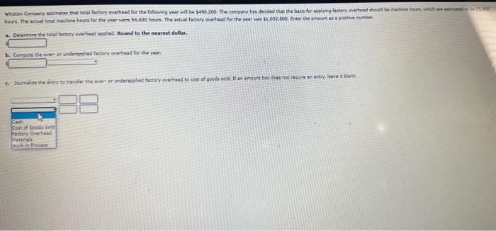 Solved hours, The actiol toeal machine houn for the year | Chegg.com