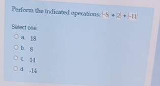 Perform the indicated operations: | Chegg.com