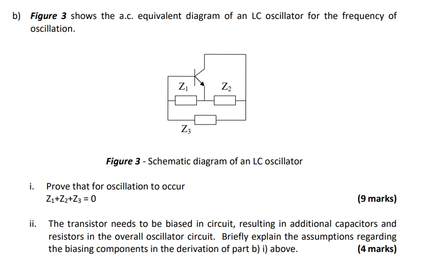 Solved b) ﻿Figure 3 ﻿shows the a.c. ﻿equivalent diagram of | Chegg.com