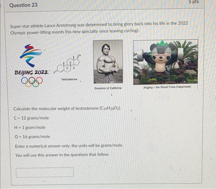 Solved Super-star athlete Lance Armstrong was determined to | Chegg.com