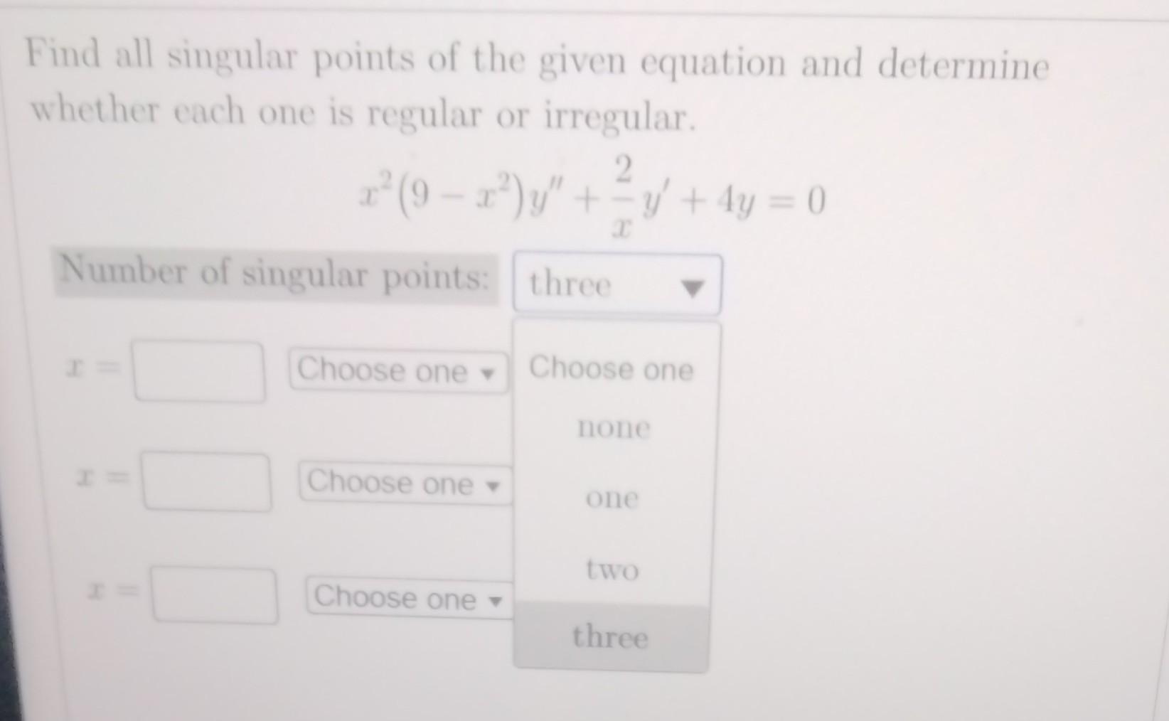 Solved Differential Equations ( Euler's Equations, Regular | Chegg.com