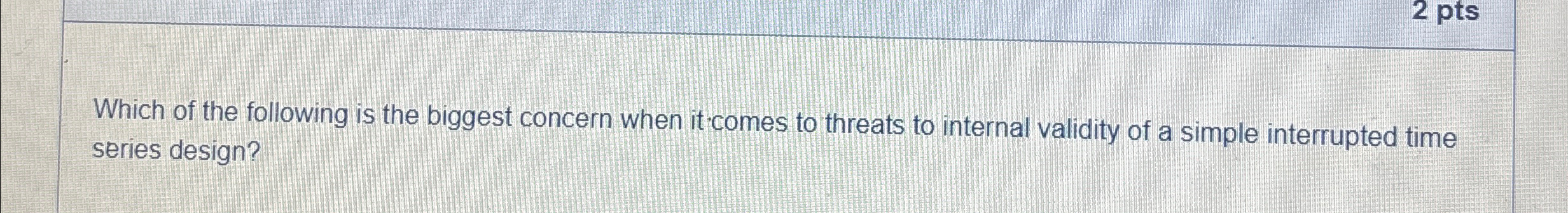 Solved Which of the following is the biggest concern when | Chegg.com