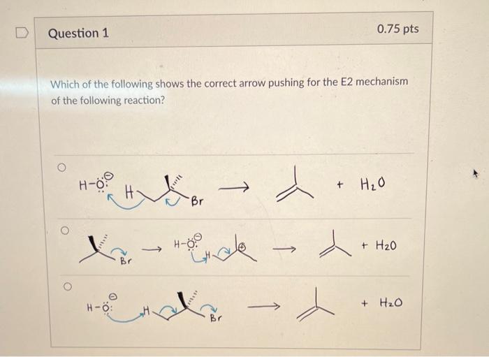 Solved Which of the following shows the correct arrow | Chegg.com