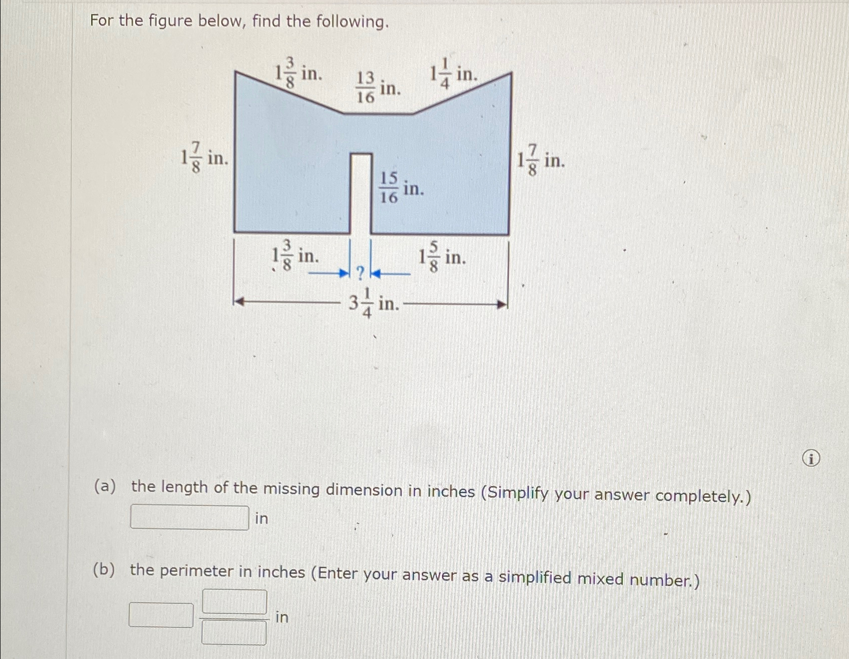 Solved For the figure below, find the following.(i)(a) ﻿the | Chegg.com