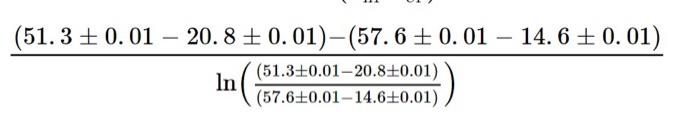Solved I need help calculating this logarithmic mean | Chegg.com