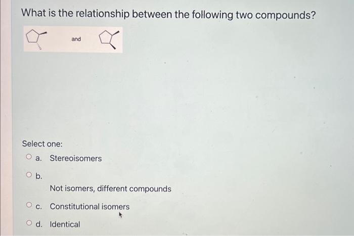 Solved What is the relationship between the following two | Chegg.com