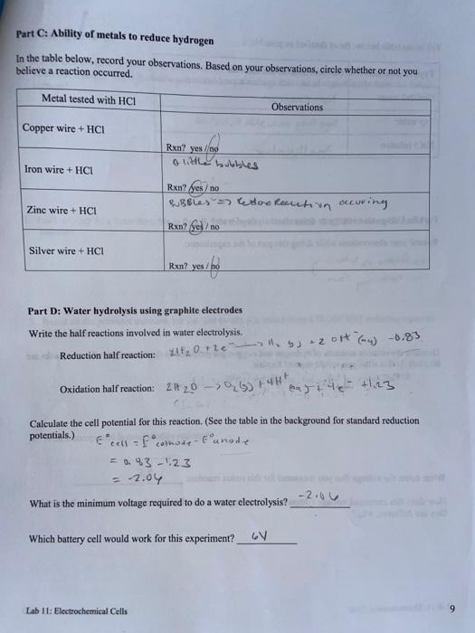 Hello i completed most of it please check my answers | Chegg.com