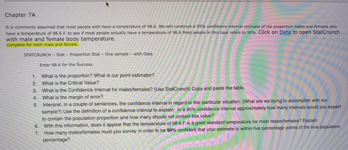 Chapter 7A It is commonly assumed that most people | Chegg.com