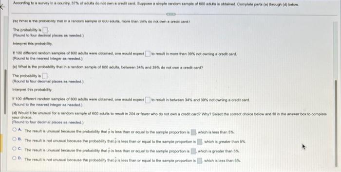 Solved (a) Describe the sampire destribution of a^ the | Chegg.com