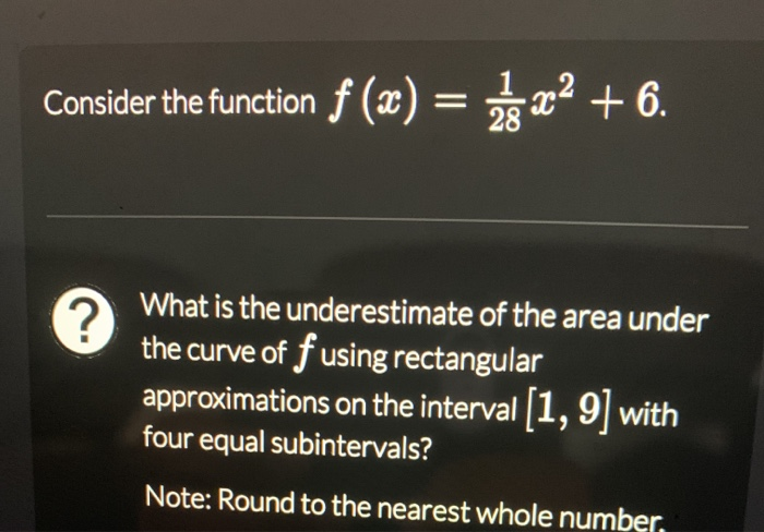 Solved Consider the function f (x) = 2x2 + 6. ? What is the | Chegg.com
