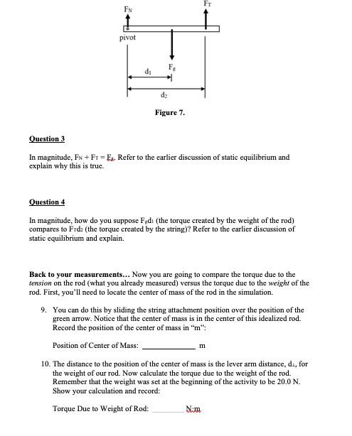 Solved Perpendicular distance "d Hinge String Force vectors: | Chegg.com