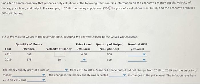 Solved Consider a simple economy that produces only cell | Chegg.com