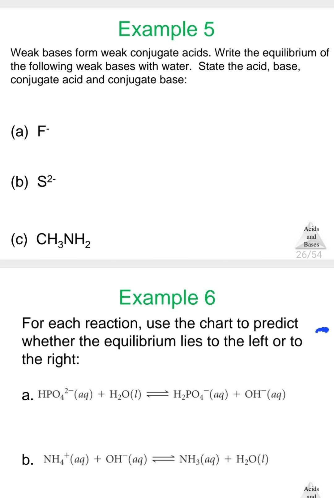 Solved Weak bases form weak conjugate acids. Write the | Chegg.com
