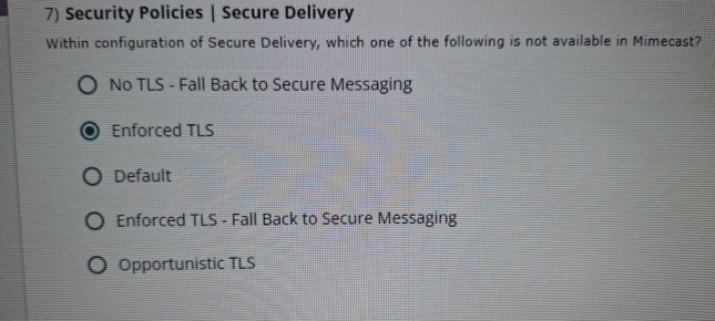 Solved Security Policies | ﻿Secure DeliveryWithin | Chegg.com