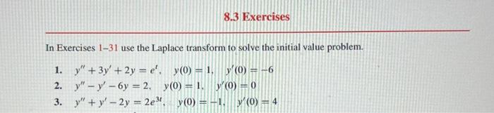 Solved question 1: Compute the LT of the given function, | Chegg.com