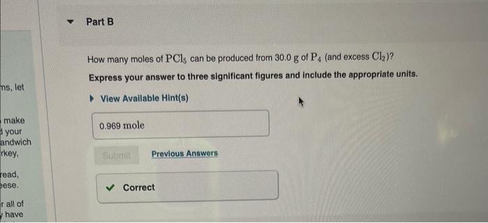 Solved Balance the chemical reaction equation P4( s)+Cl2( | Chegg.com