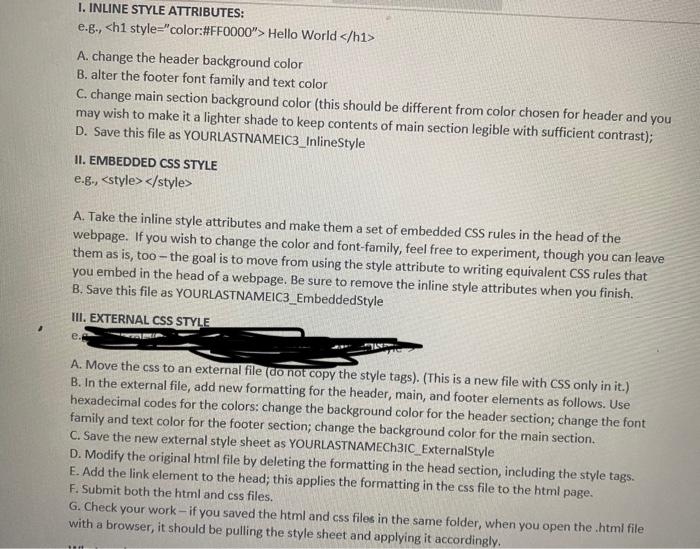 Solved e.g., Hello World A. | Chegg.com