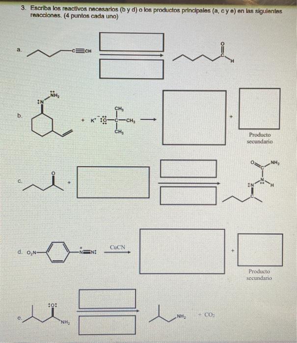1. Dé el nombre sistemático de los siguientes | Chegg.com