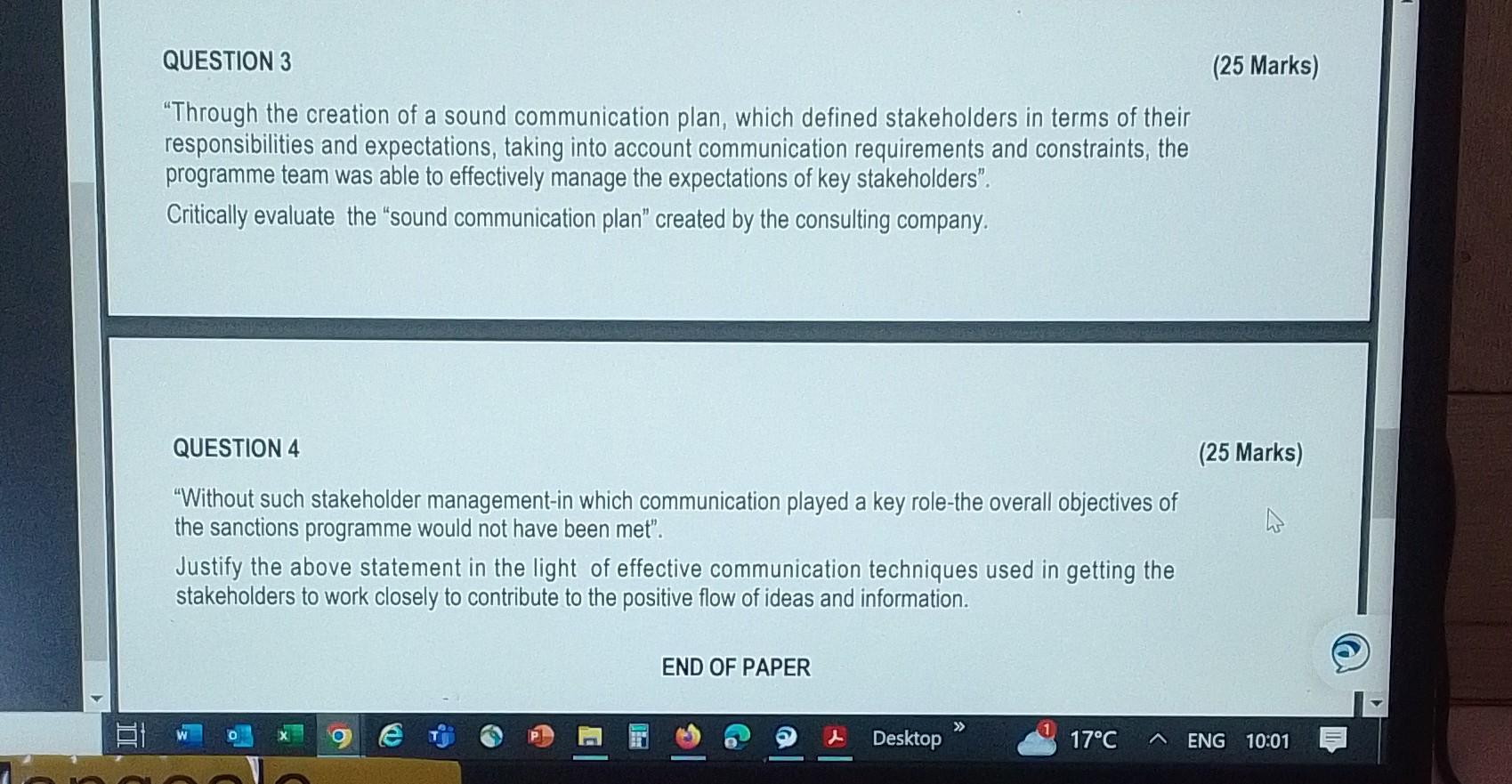 QUESTION 3 "Through the creation of a sound | Chegg.com