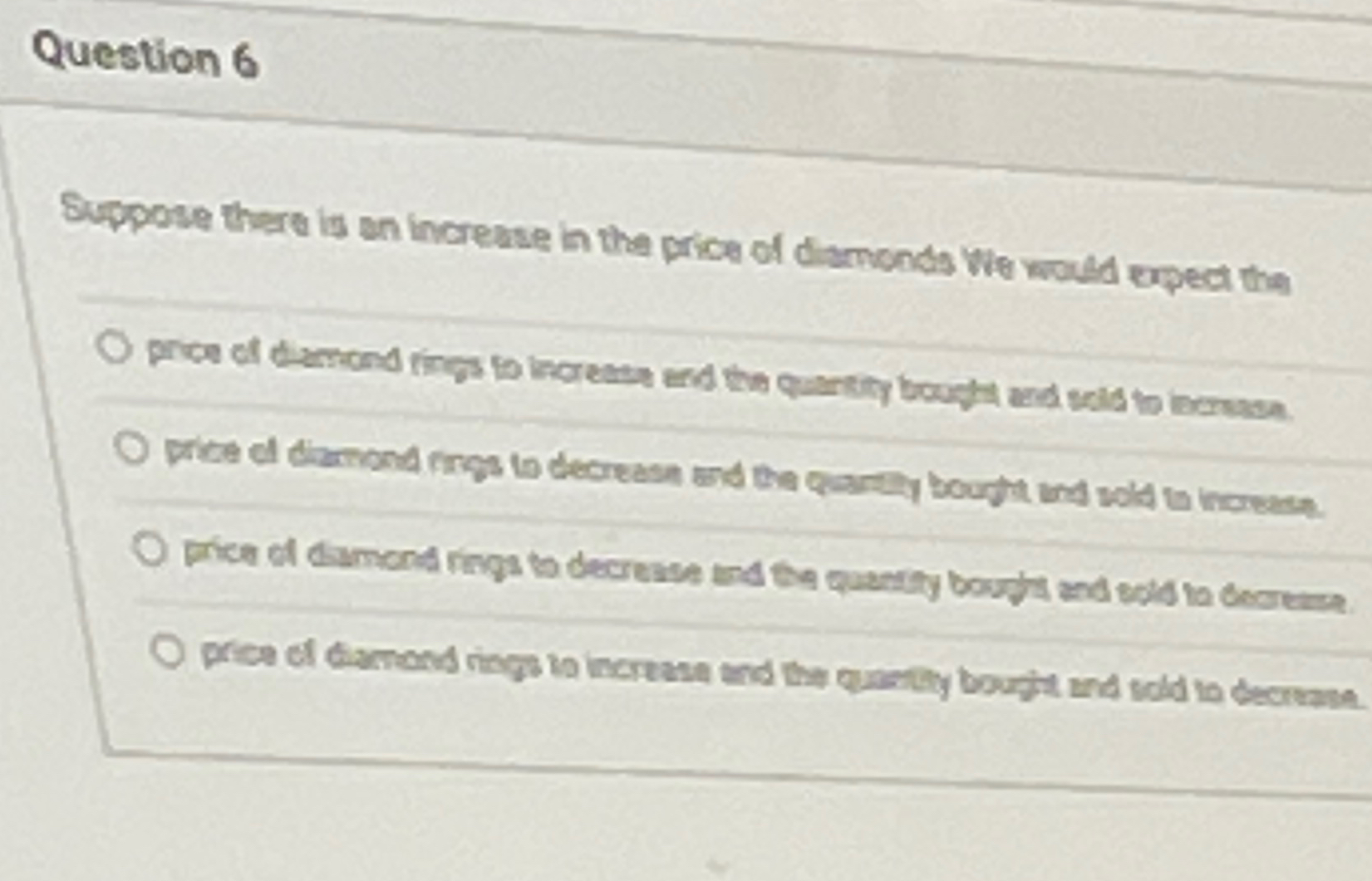 Solved Question 6Suppose there is an increase in the price | Chegg.com Solved Question 6Suppose there is an increase in the price | Chegg.com