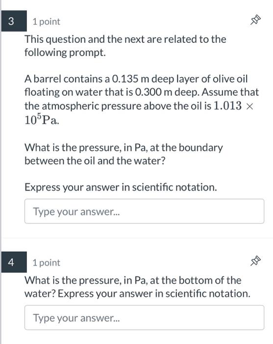 Solved The following problems relate to the concepts of | Chegg.com