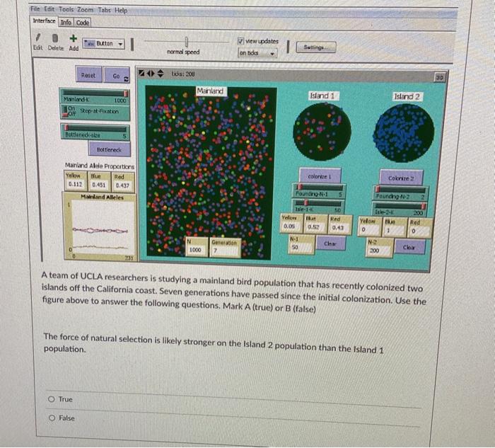 Solved A team of UCLA researchers is studying a mainland | Chegg.com