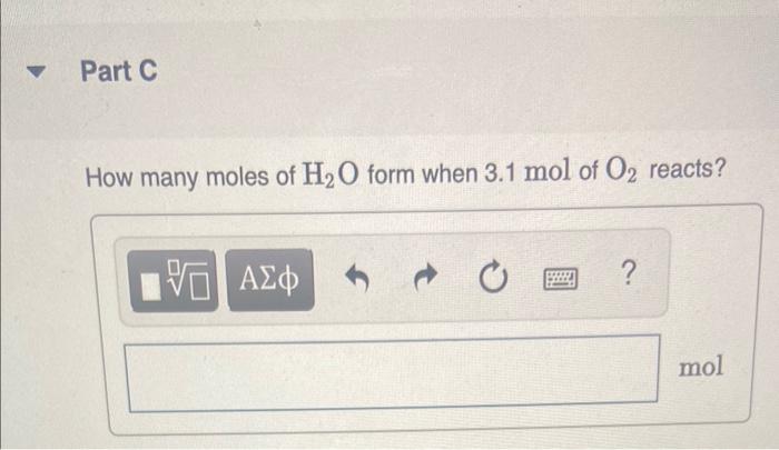 Solved The chemical reaction of hydrogen with oxygen | Chegg.com