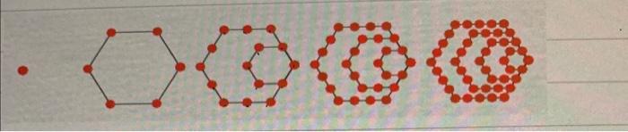Solved Create a formula that will generate nth hexagonal | Chegg.com