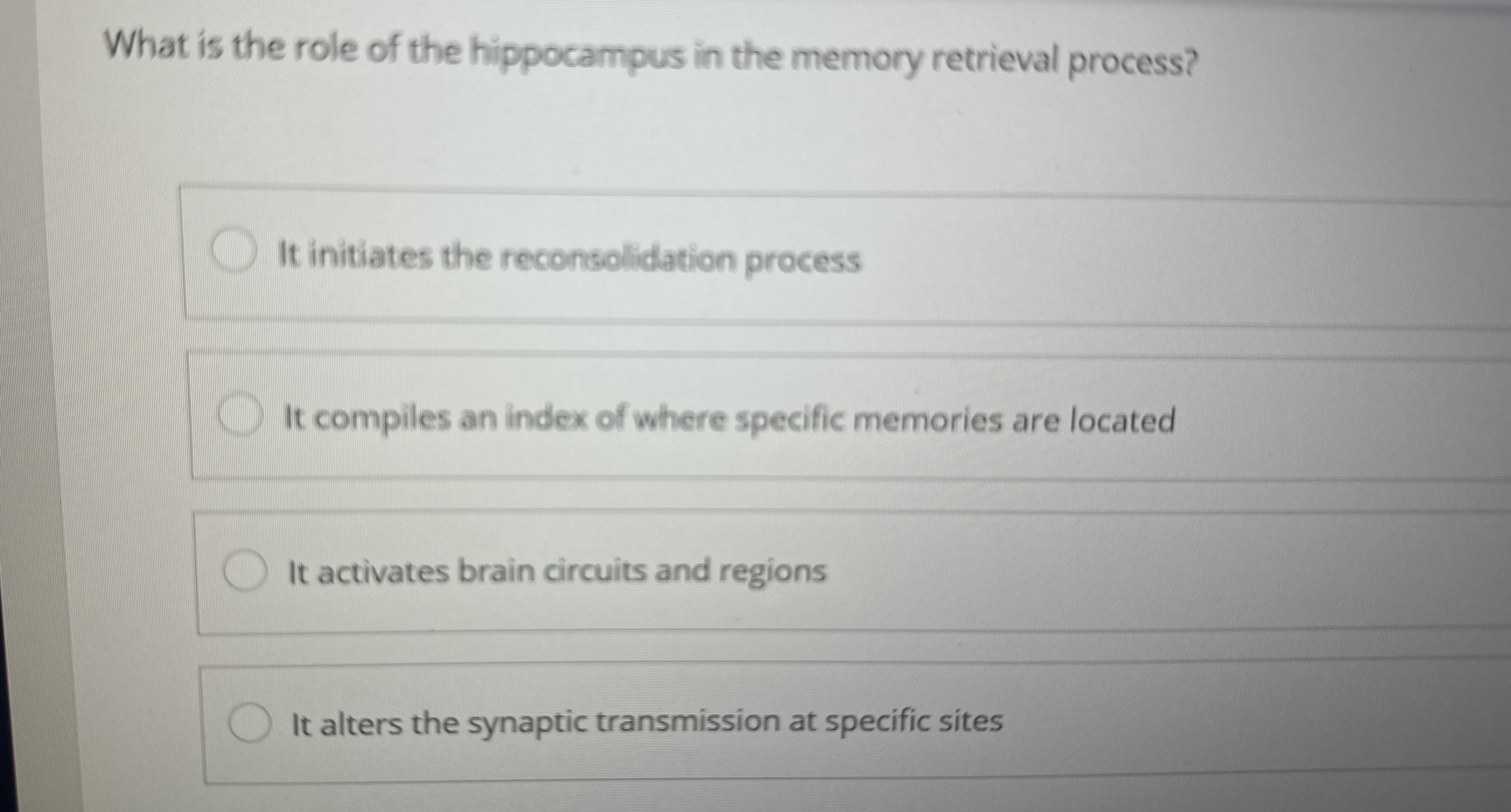 High Quality SOLUTION What is the role of the hippocampus in the memory | Chegg.com
