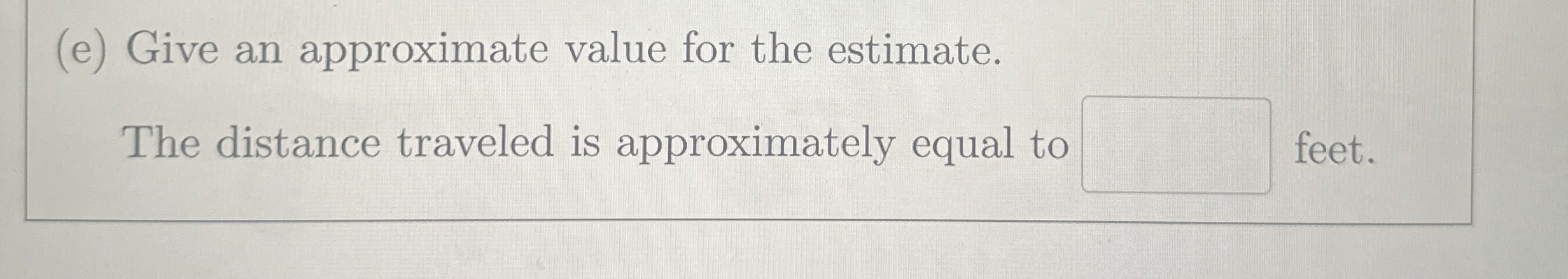High Quality SOLUTION (e) ﻿Give an approximate value for the estimate ...