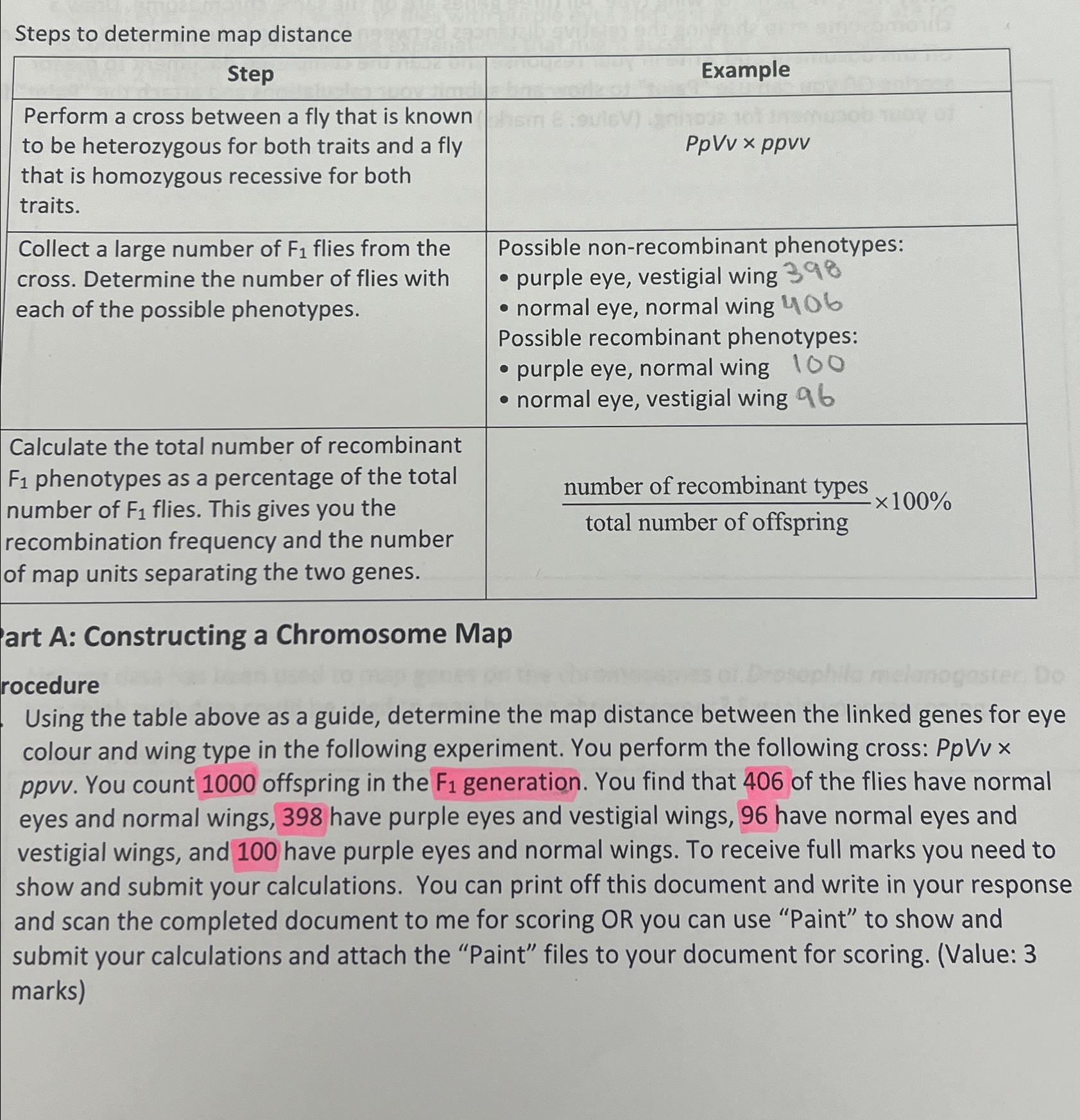 Solved Steps to determine map | Chegg.com