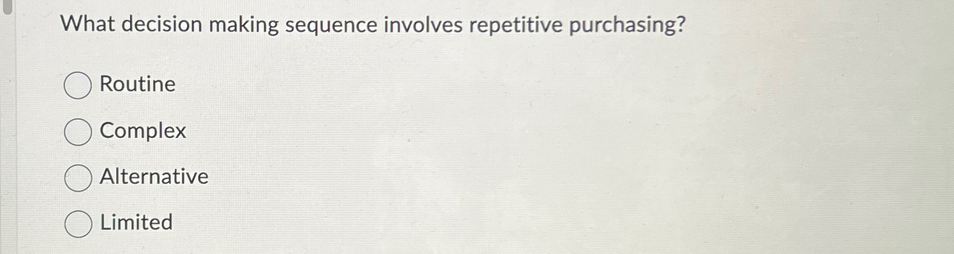 Solved What decision making sequence involves repetitive | Chegg.com