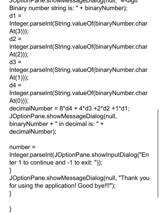 Solved I need to redo my Java code because it needs to | Chegg.com