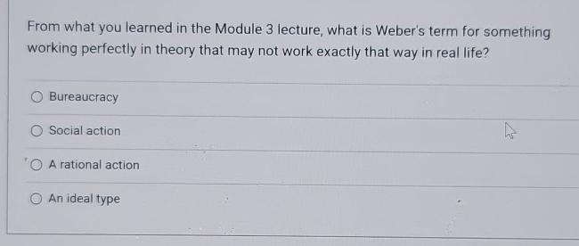 Solved From what you learned in the Module 3 ﻿lecture, what | Chegg.com