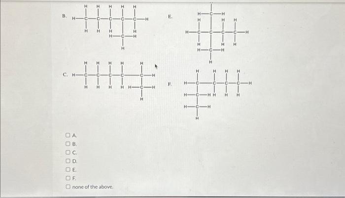 Solved The compound shown above has the molecular formula | Chegg.com