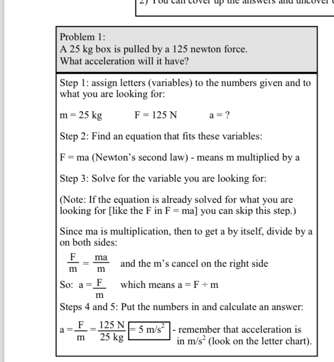 Solved Problem 1:A 25kg ﻿box is pulled by a 125 ﻿newton | Chegg.com