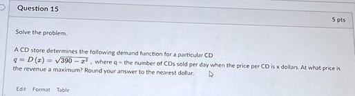 Solved Solve the problem. ACD store determines the following | Chegg.com