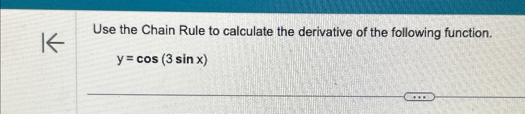 Solved Use the Chain Rule to calculate the derivative of the | Chegg.com