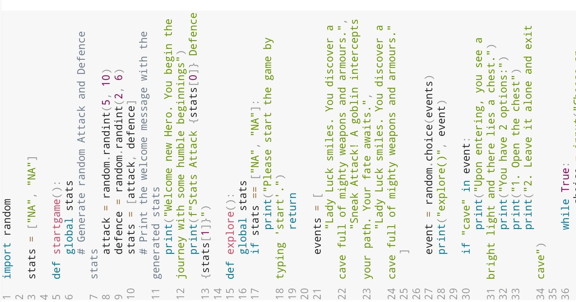 Solved 14 Save your program as RPG_advanced_.py Extend the | Chegg.com
