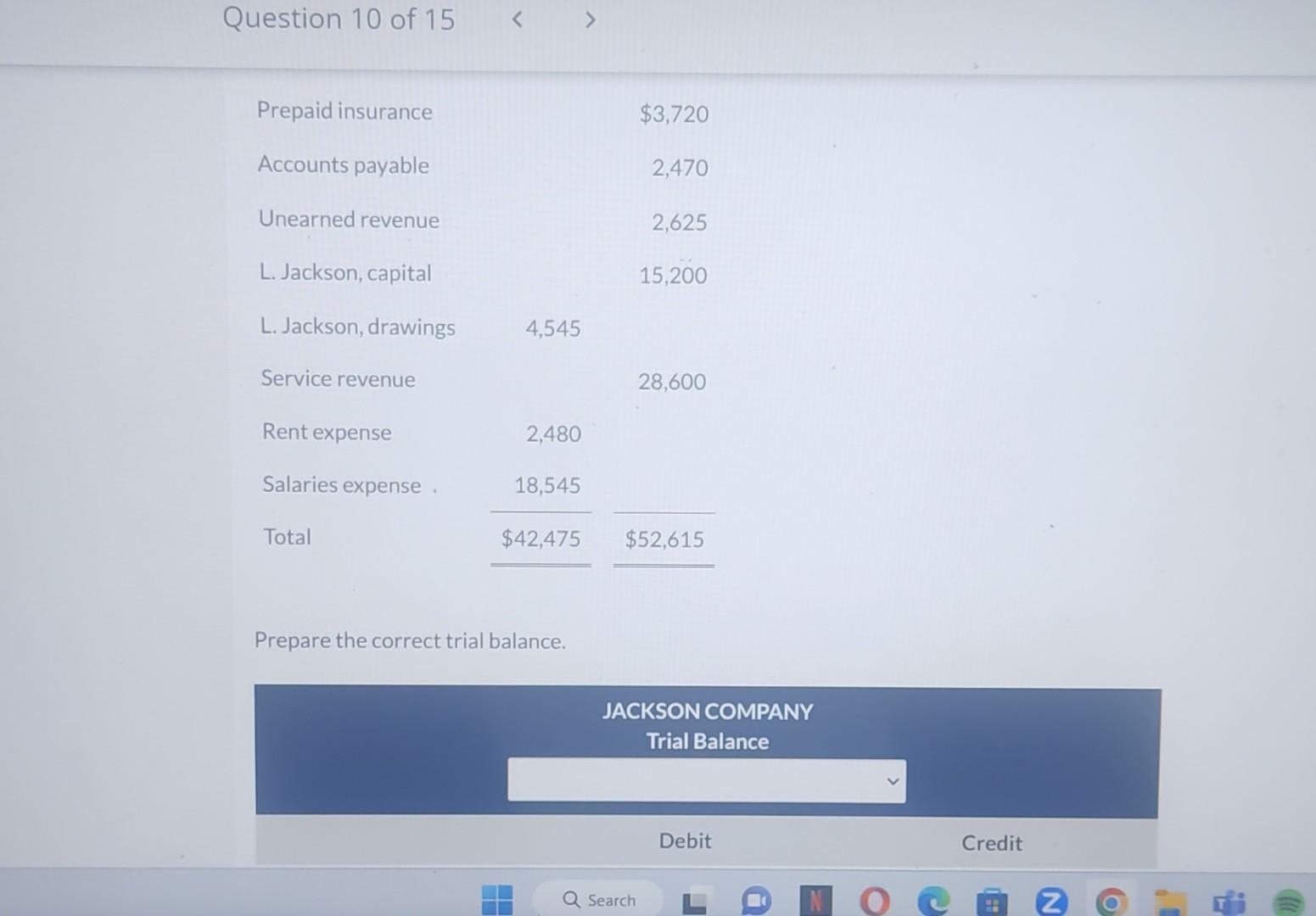 Solved Prepare the correct trial balance.There are two | Chegg.com