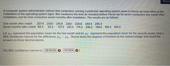Solved Return A computer system administrator notices that | Chegg.com