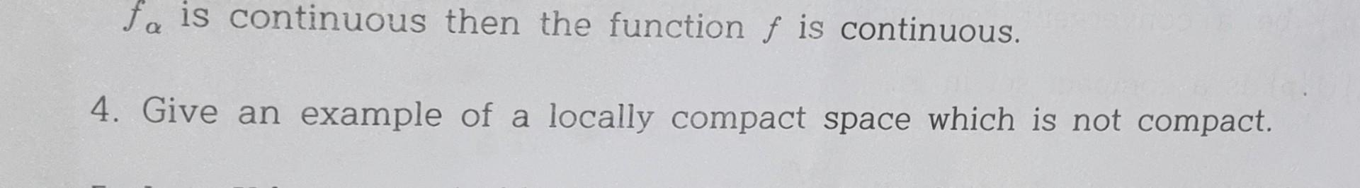 Solved fα is continuous then the function f is continuous. | Chegg.com