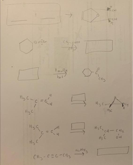 Solved h0+kmn04 H3C1CH−CH2 H3′CO′H | Chegg.com