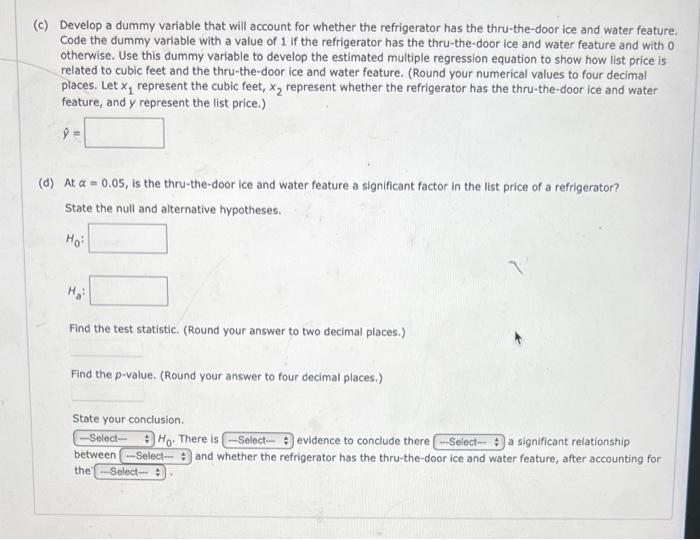 Solved Develop The Estimated Simple Linear Regression 4242