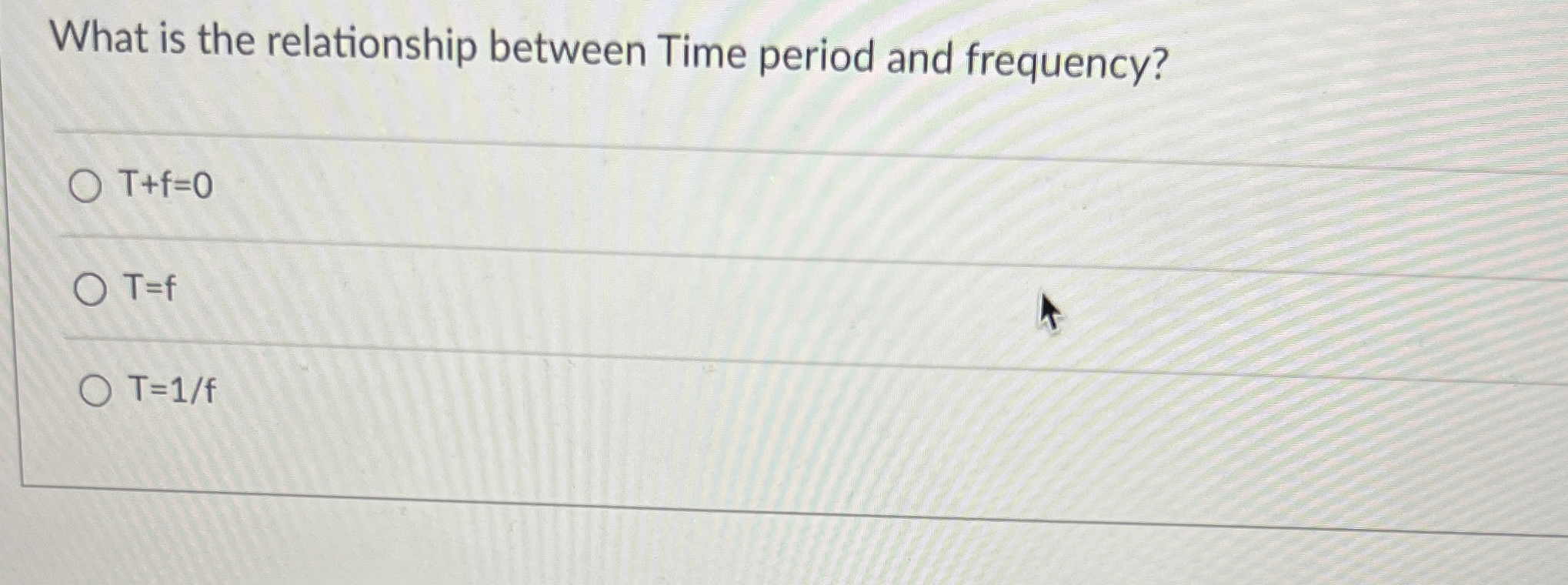 Solved What is the relationship between Time period and | Chegg.com
