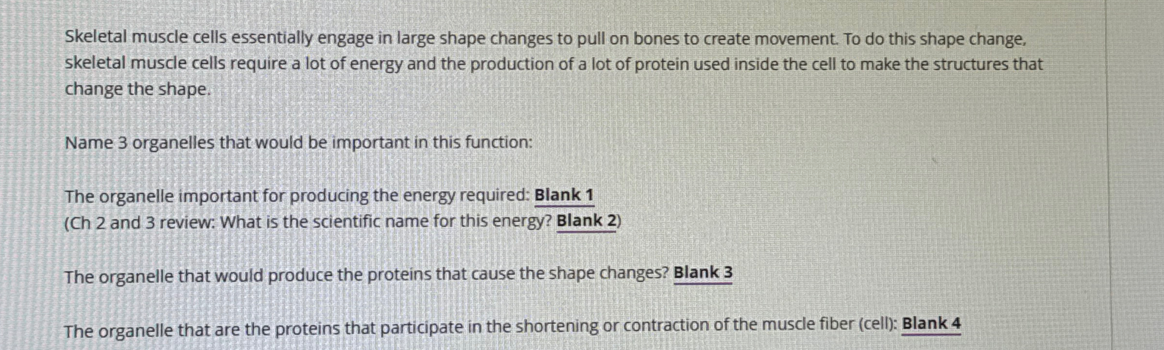 Solved Skeletal muscle cells essentially engage in large | Chegg.com